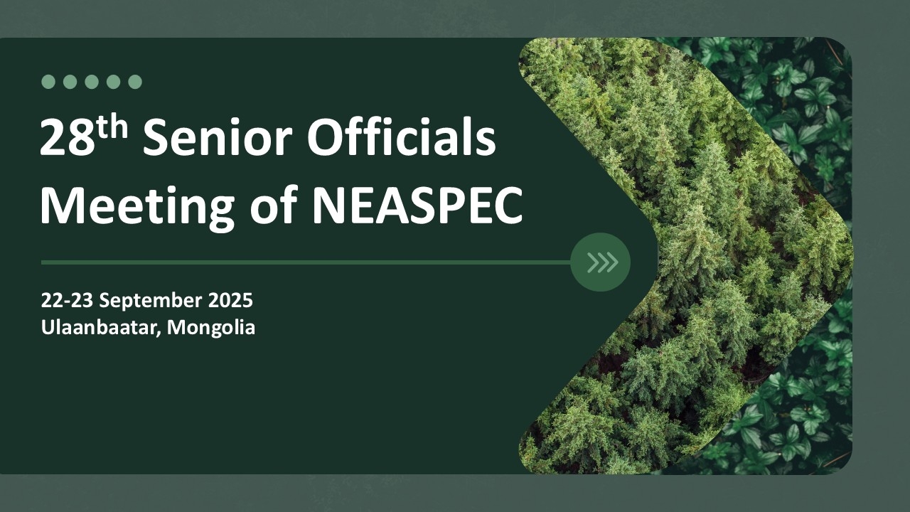 NEASPEC 28th Senior Officials Meeting | NEASPEC.ORG